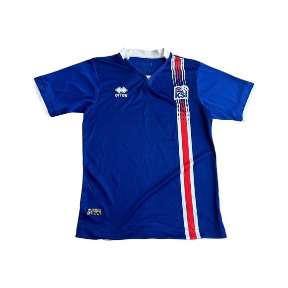 Shirts | Authentic Iceland National Team 2162017 Ksi Home Football ...